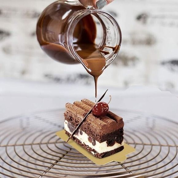 Unbranded | Kitchen | Rectangle Mini Cake Boards 0pcs Mousse Gold Paper ...